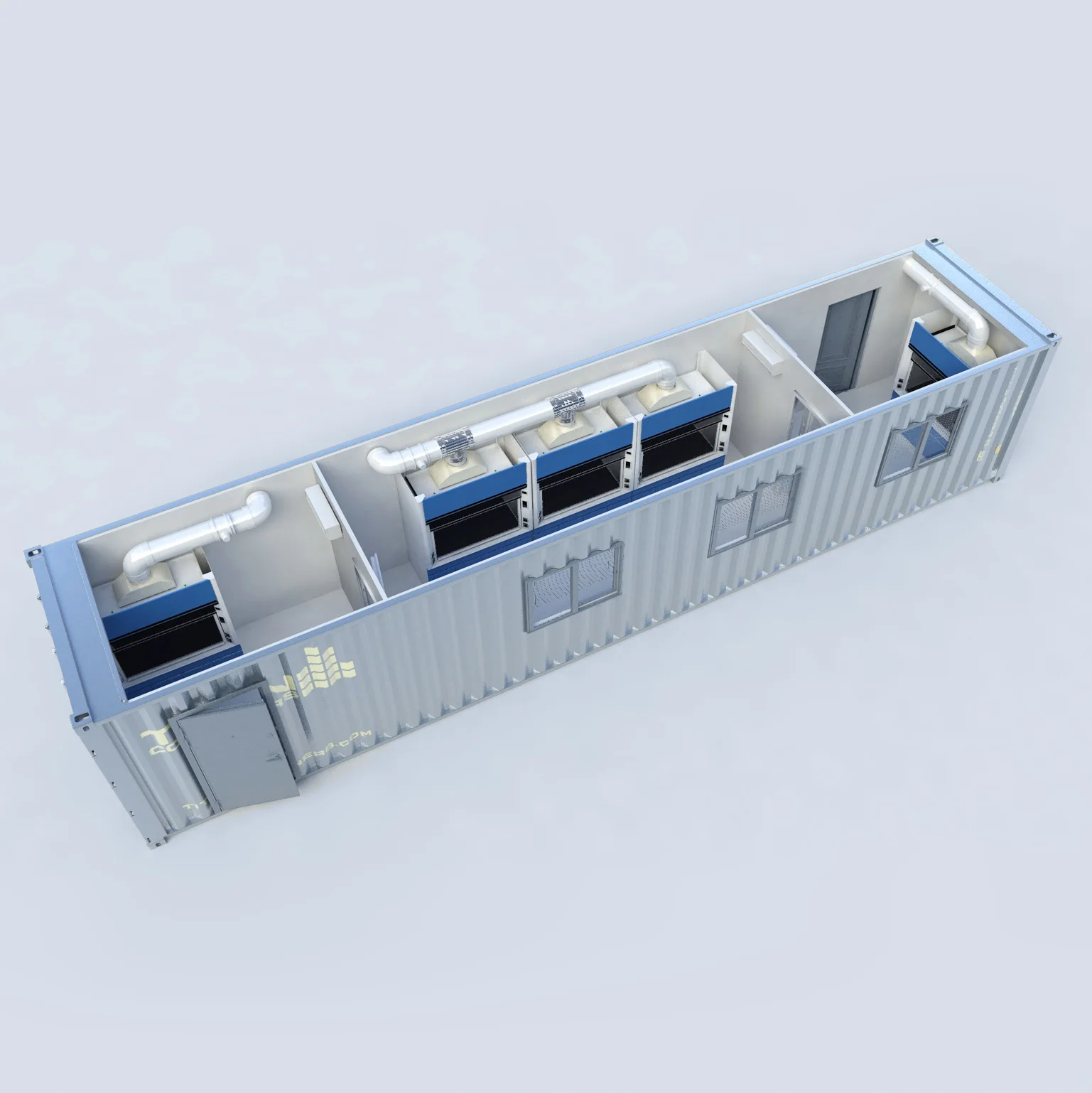 Transportable 40hq Container Laboratory Chemistry Laboratory Clean Room ...