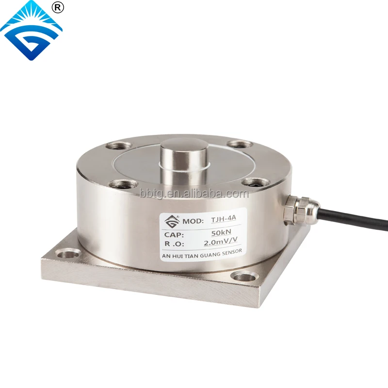 TJH-4A Load Cell - 100kg/50t Pancake Sensor for Industrial Use