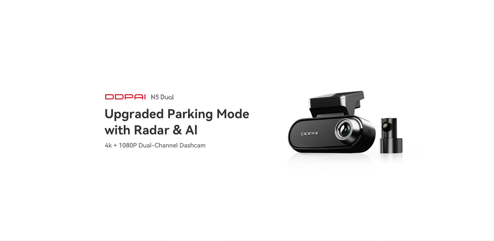 DDPAI N5 Dual 4K Ultra HD Dash Cam with GPS, Wi-Fi & Night Vision for ...