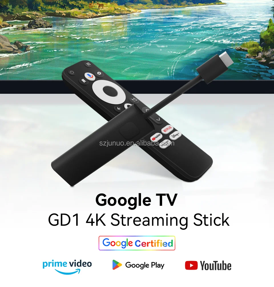 Junuo Gd1 Android Tv 11 Google Assistant Dual Wifi 5g Mini 4k Nflx ...