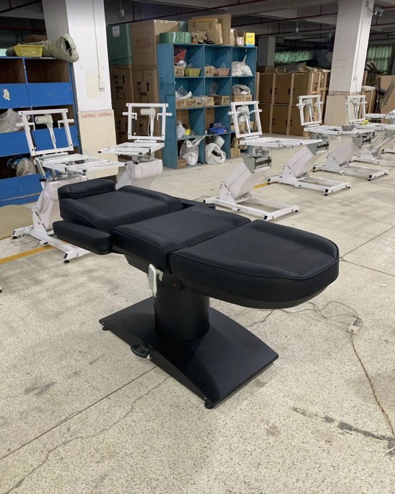 Modern Luxury Salon Massage Treatment Table Esthetician Bed Black Gold ...