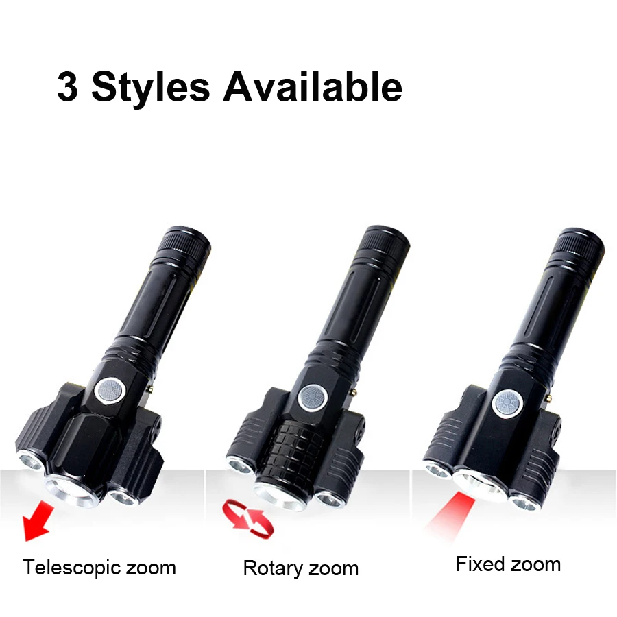 Bike Light 1000 Lumen Flashlight For Usb Rechargeable 18650 Battery Mtb ...