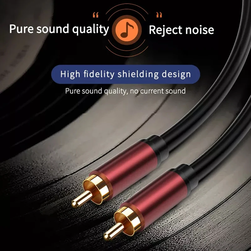 High Quality Custom Cable RCA Male to Male Digital Coaxial Cable Hifi ...