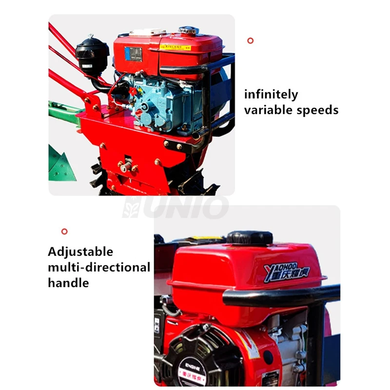 Small Plough Machine Cultivator Gasoline and Diesel Engine Mini Self ...