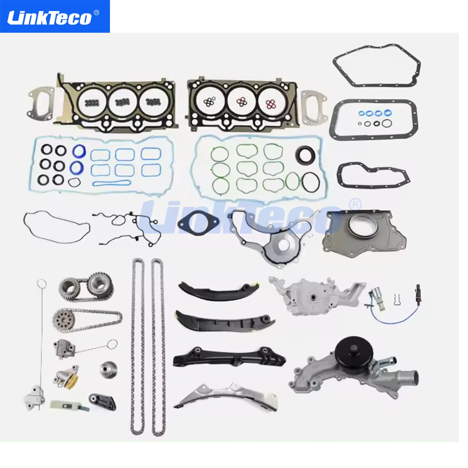 Timing Chain Pump & Head Gaskets For 11-15 Chrysler Dodge Jeep 3.6l V6 ...