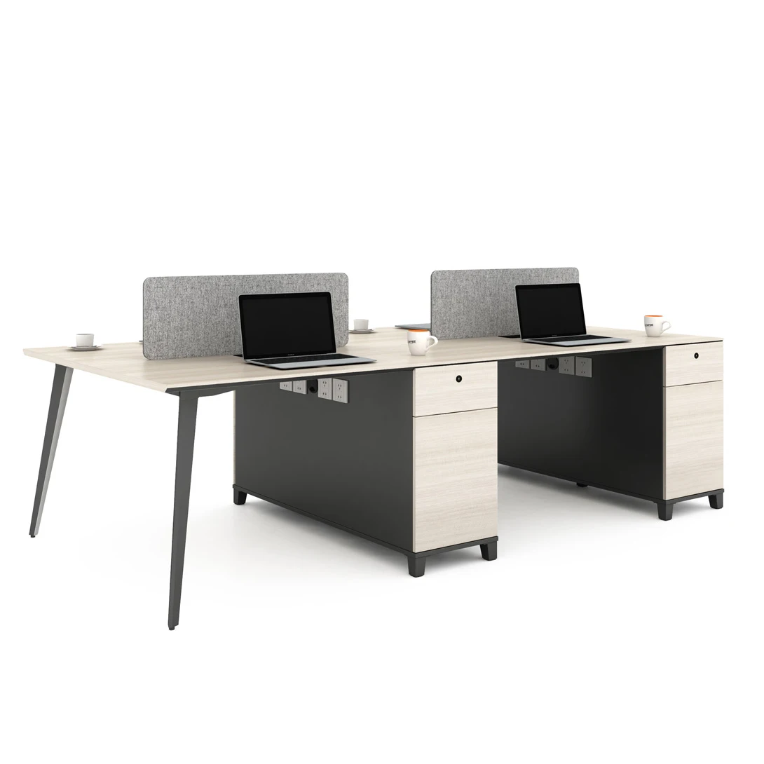 Modern 4 Person Modular Office Cubicle Workstation Desk Office ...