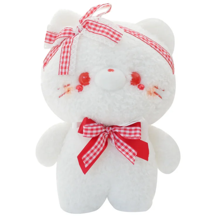 23cm Cartoon Kawaii Bunny Cat Plush Toys Anime Stuffed Animals Cute ...