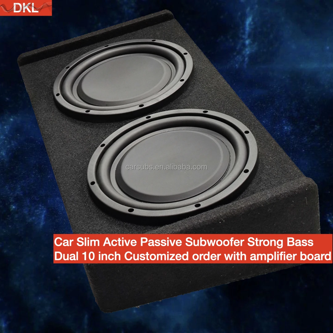 Car Trunk 10 Inch Dual Seal Subwoofer Box Enclosure RMS 220W Peak 2200W ...