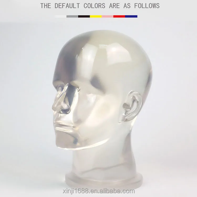 Transparent Head Mannequin - Perfect for Fashion Displays