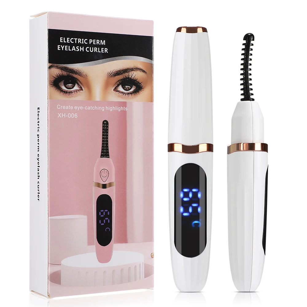 Portable Rechargeable Curling Eyelash Device Electric Heated Eyelash ...