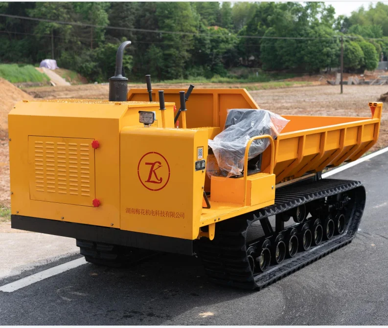 Earth-moving Machinery Mini Dumper Small Tracked Dumper Mini Rubber ...