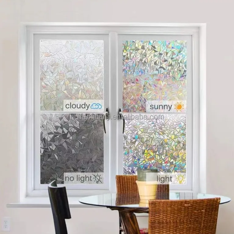 3d Printing Static Decorative Window Protective Film Stained Matt Glass ...