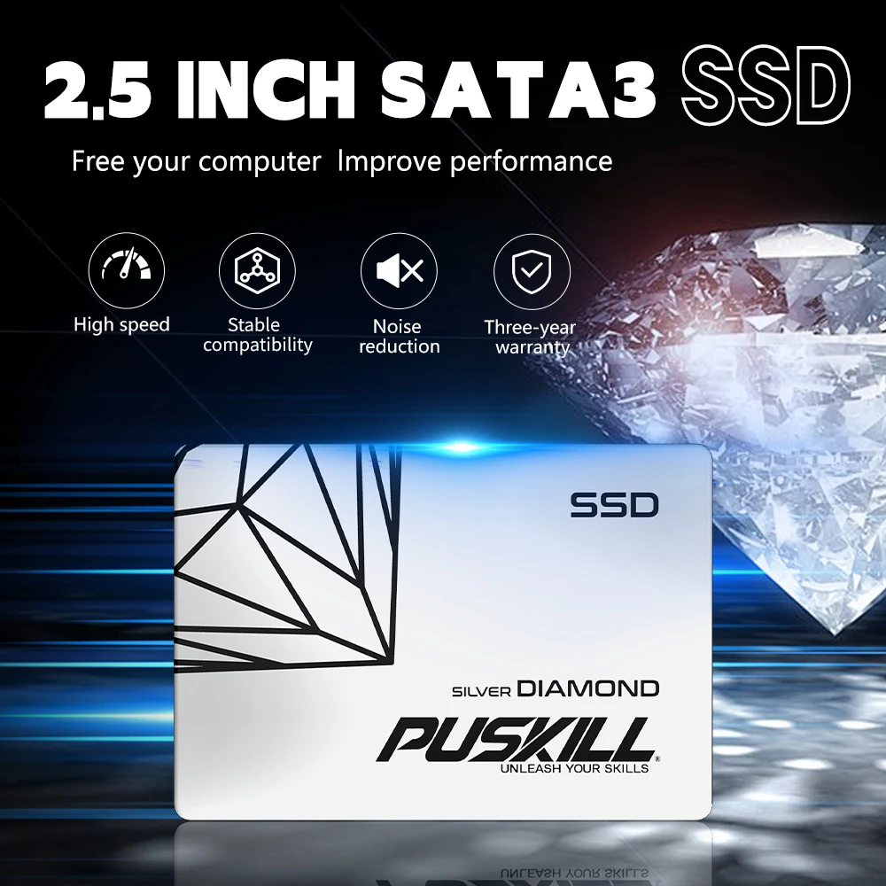PUSKILL New Design SATA3 2.5'' SSD 120GB 128GB 240GB 256GB 480GB 512GB ...