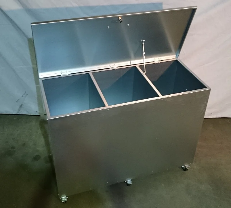 Heavy Duty Large Galvanised Feed Bin for Animal Feed Storage - Durable ...