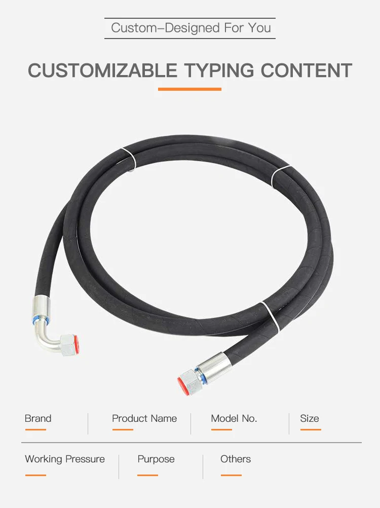 Hydraulic Blowdown Assembly Rubber Hose Forklift Truck High Pressure ...