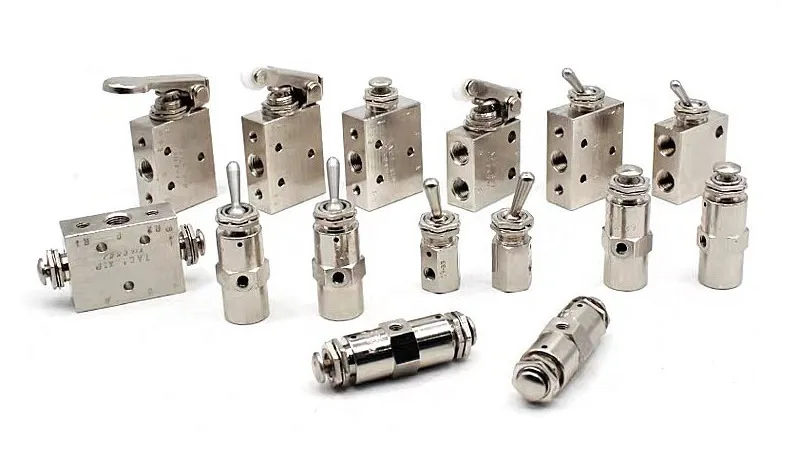 Mini Pneumatic Air Toggle Valves Tac-4v 4p 4pp 3v 3p Tv-3s Koganei Type ...