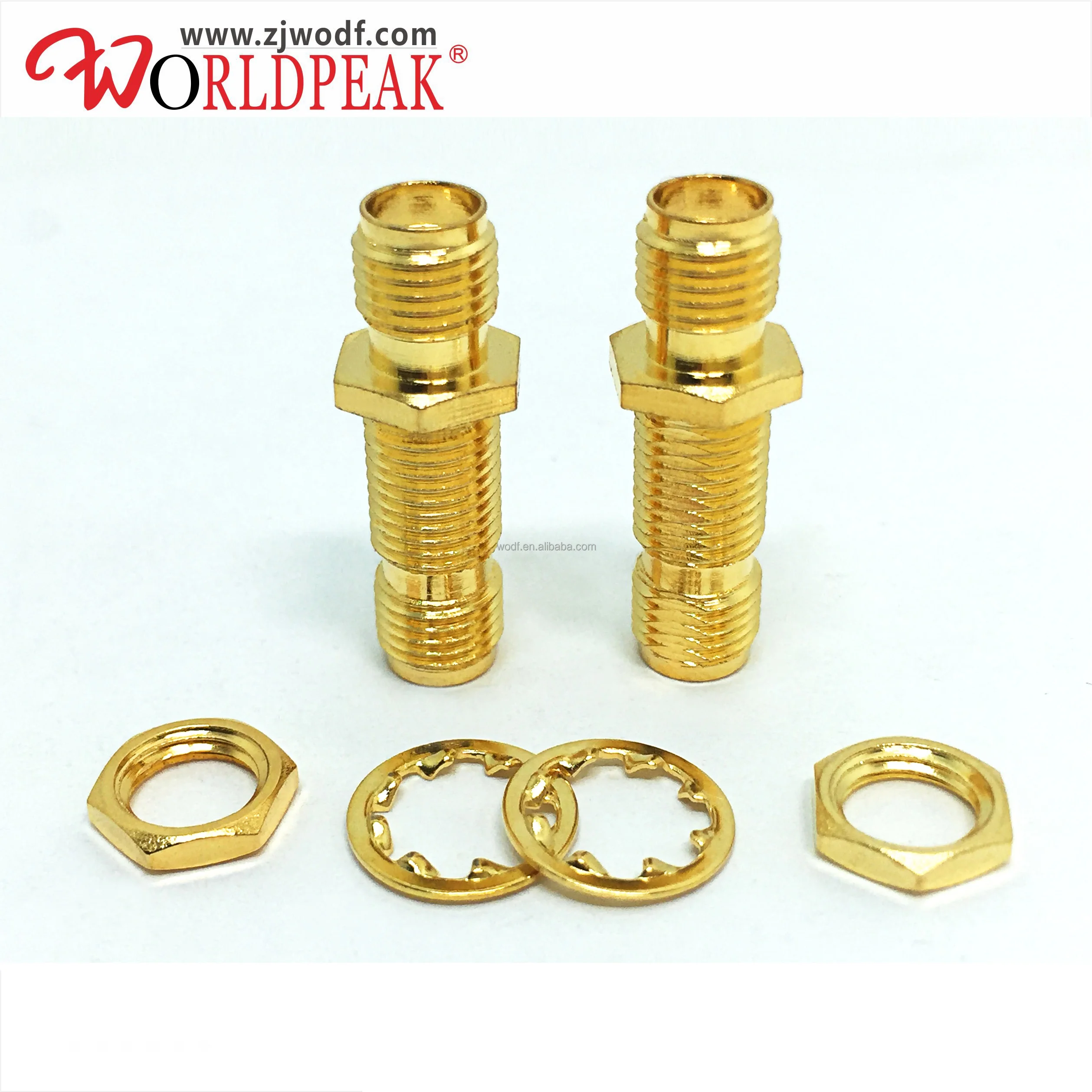 SMA Female Bulkhead Connector SMA Panel Chassis Mount Connector SMA ...