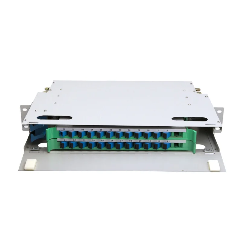 SC ST FC Sliding Type Fiber ODF - 24 Core Telecommunication
