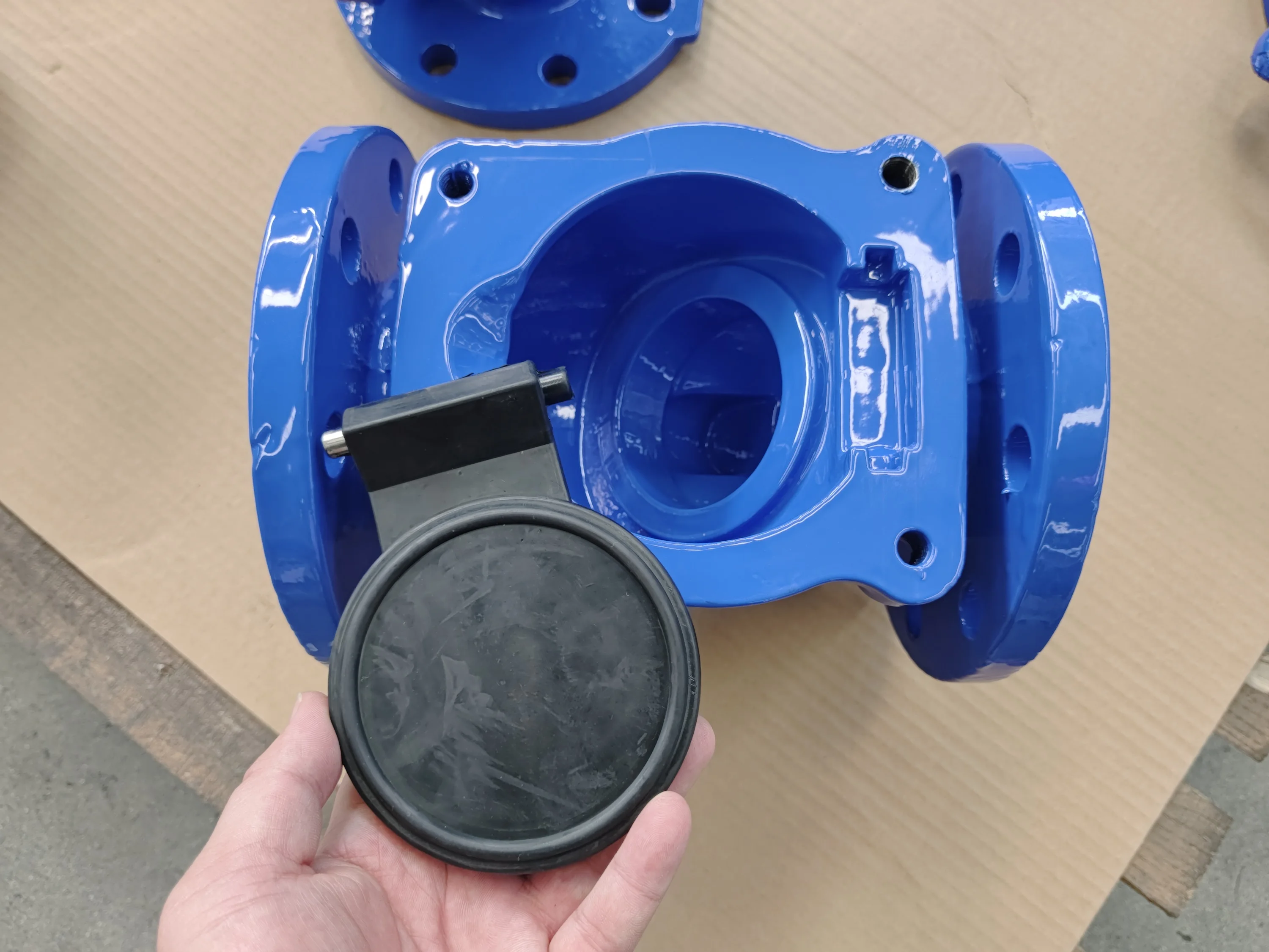 dn100 pn16 Cast Iron Single Flap Check Valve Ductile Iron Tilting Disc ...