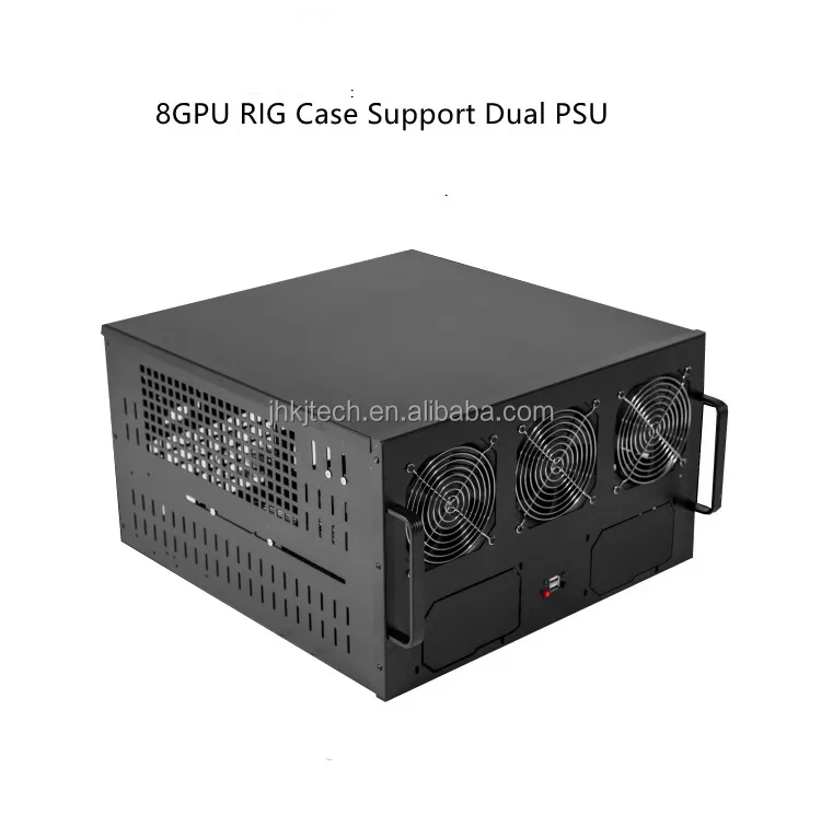 6u Computer Graphics Card Case 6 8 Gpu Atx Motherboard Multi-fan Heat ...