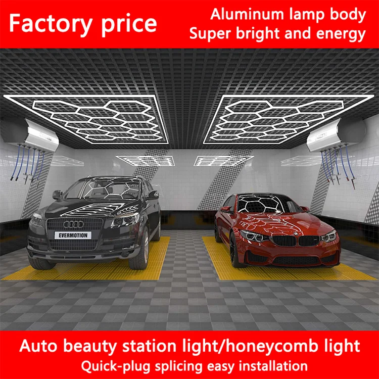 Car Washing Booth Car Ceiling Detailing Lights Garage Lamp