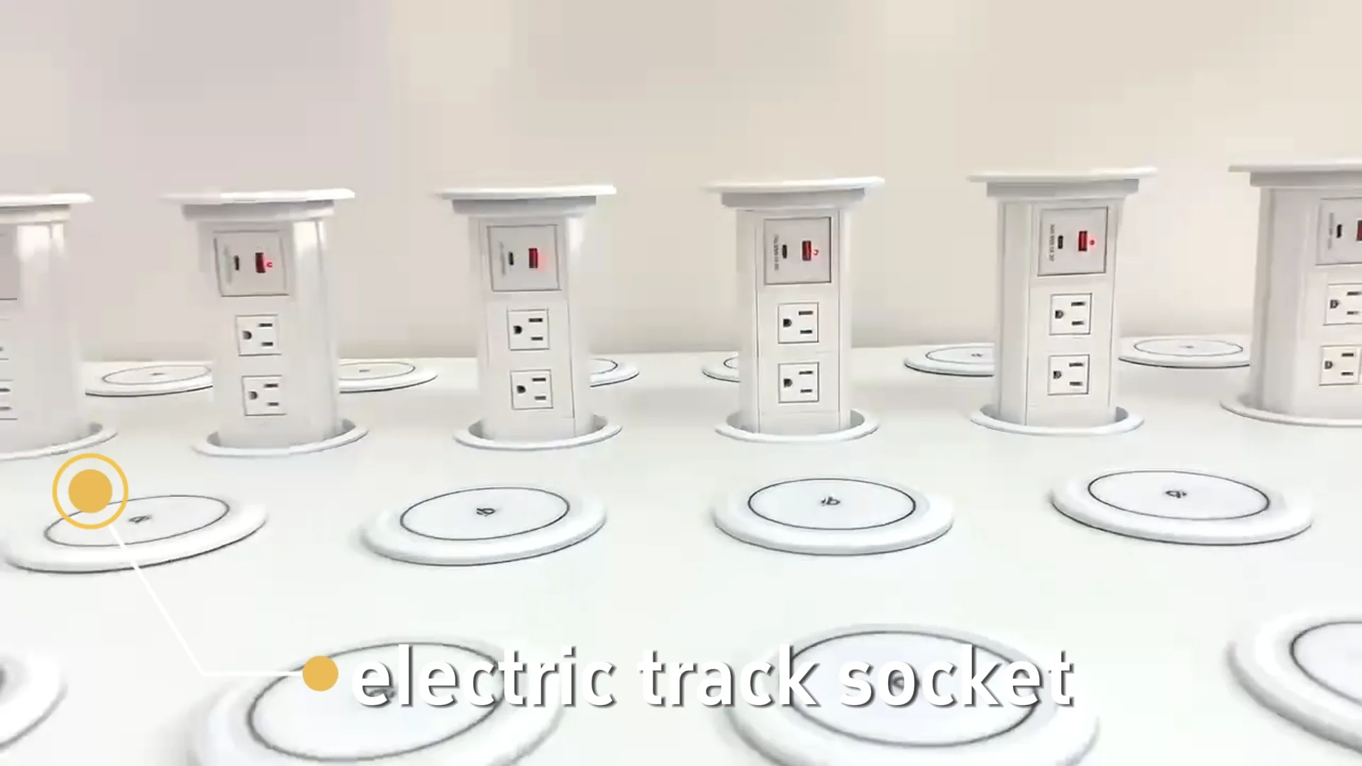 Motorized Electric Outlet Power Pop Up Electrical Motorized Vertical Desktop Multiple Socket ...