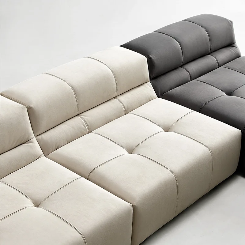 Modern Sofa Set Furniture Luxury Cream Tufty Modular Couch Sofa for ...