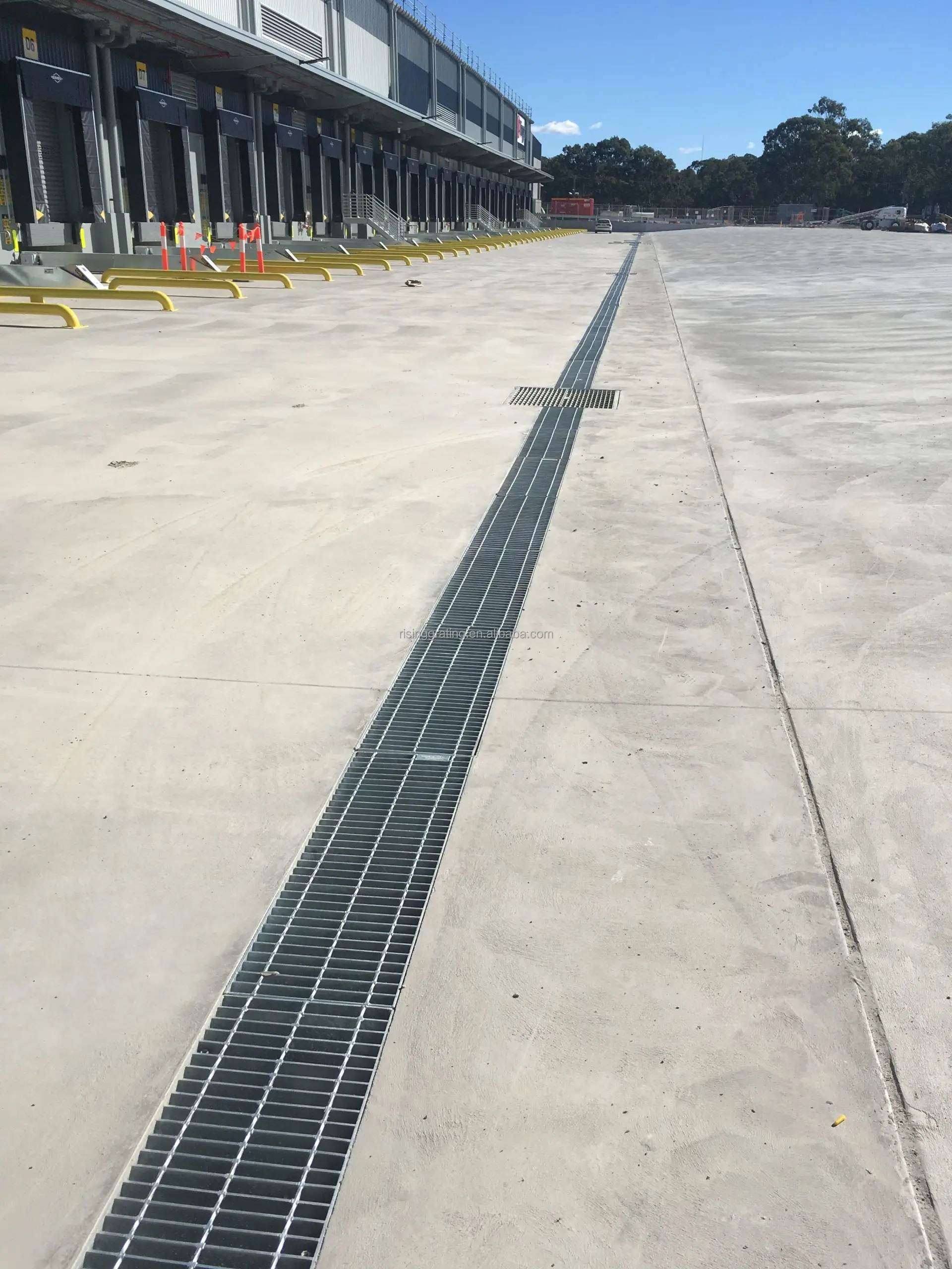 300 Width Galvanised Storm Drain Sump Trench Grate And Frame For ...