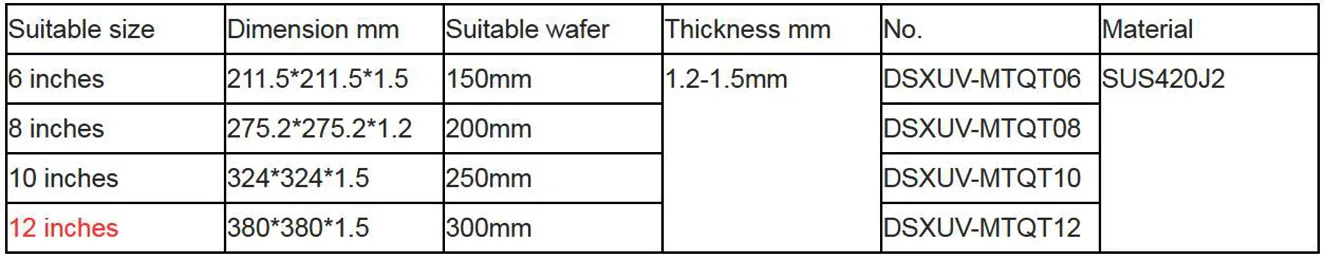 Customized Crystal Ring Wafer Frame Cutting Ring Stainless Steel Iron ...