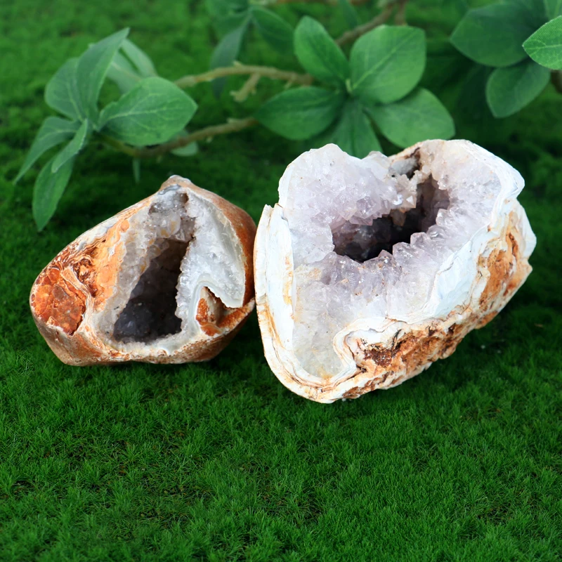 Natural Quartz Cluster Crystal Geode Mineral Specimen Rough Raw Agate ...