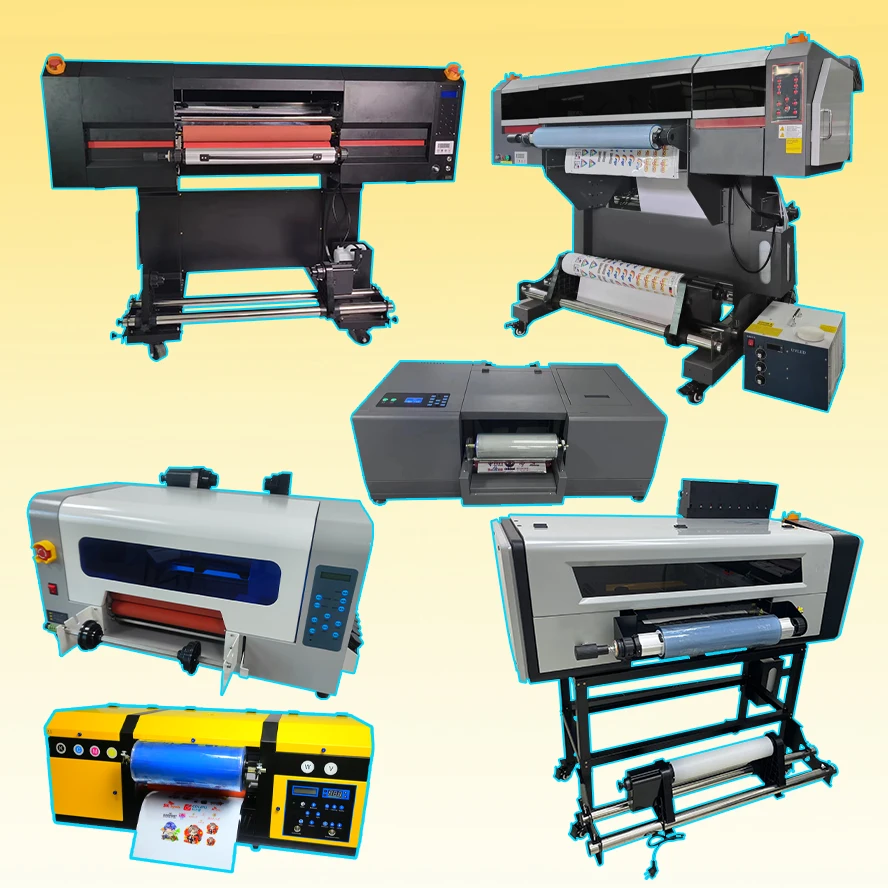 17" All In 1 Small Uv Pet Digital Transfer Printing Machine Golden Foil ...