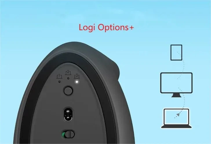 Logitech Lift Ergonomic Mouse - Ideal for Office & Gaming