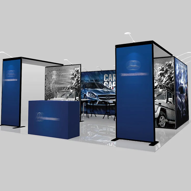 20x20ft Modular Reusable Trade Show Booth - 6x6 Display Stands