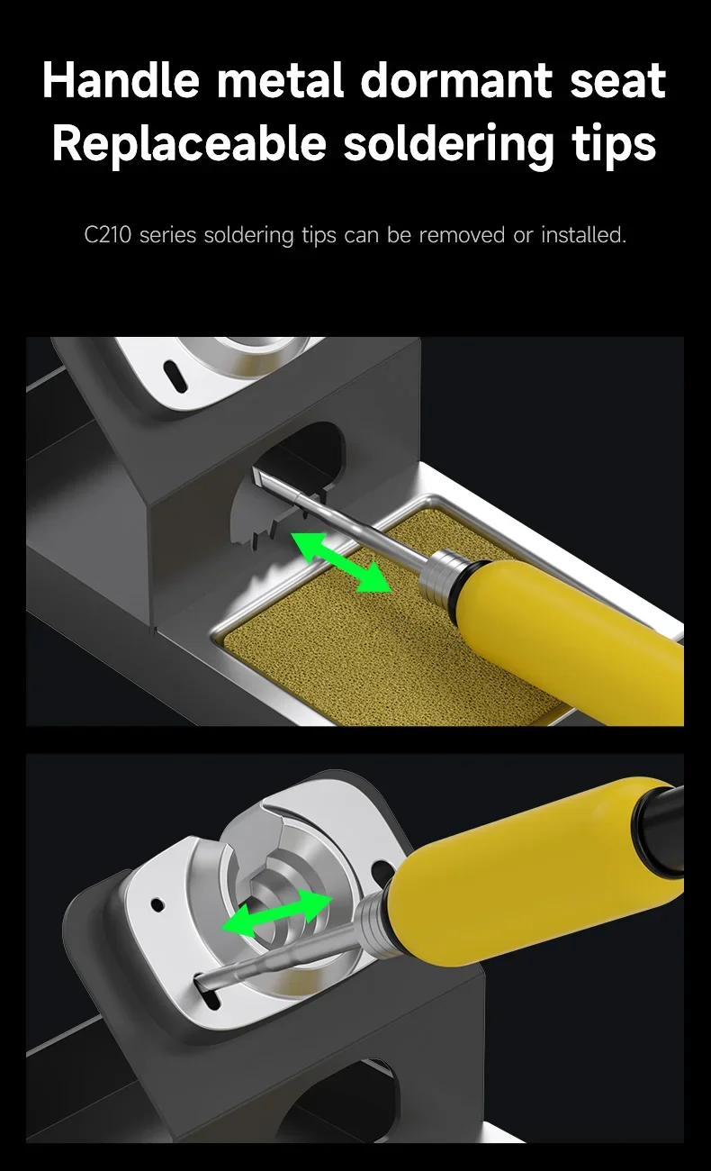 MECHANIC T210 SE Soldering Station - LED Digital Adjustment
