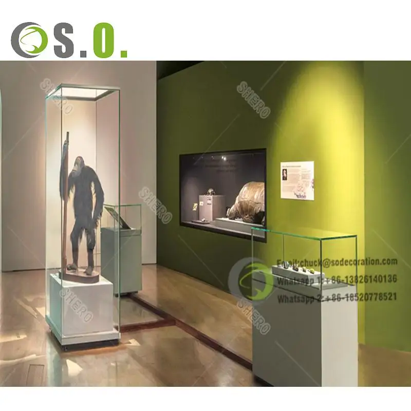 Museum Display Showcase Toy Display Cabinet Counter Top Display Stands ...