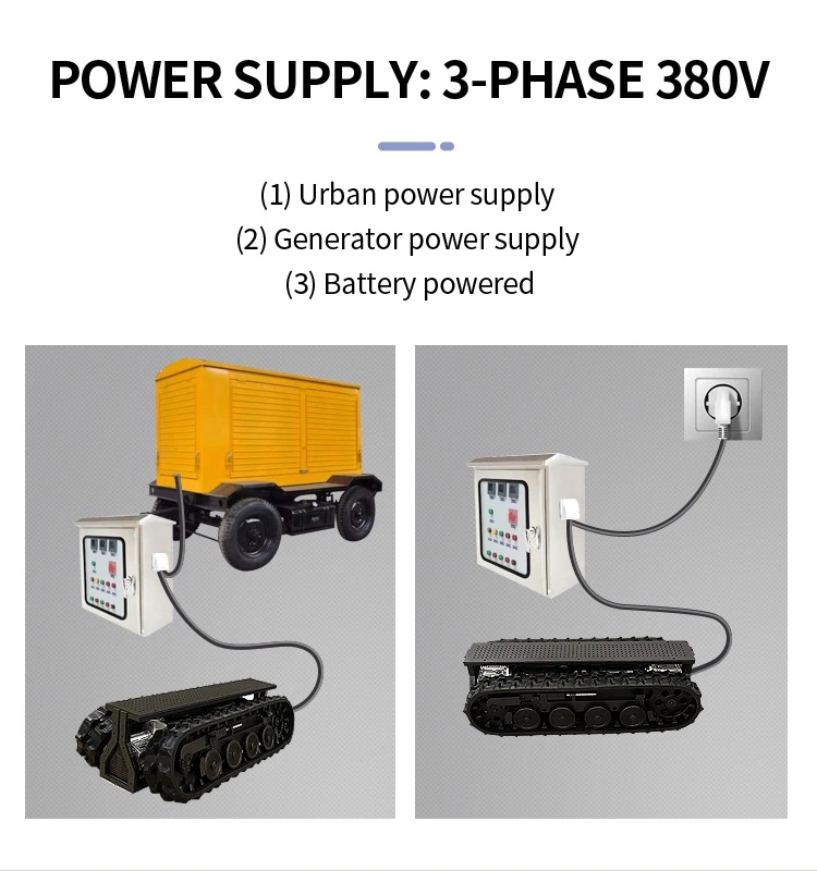 Variable Angle Track City Pipe Network Robot Chassis Ava-p6 Pipe ...