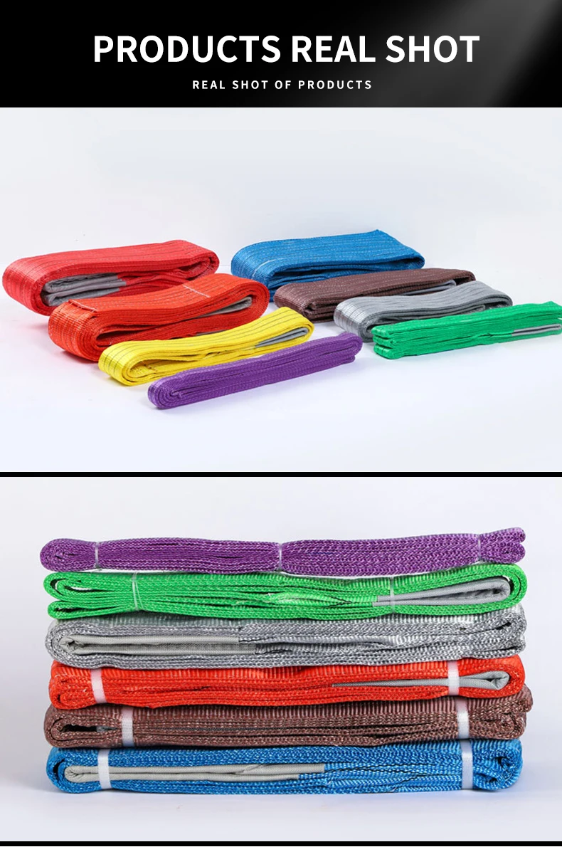High Strength Mini Small Truck Crane Belt Polyester Webbing Sling ...