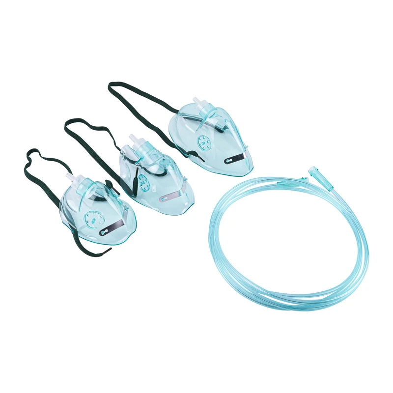 Single-Use Adult PVC Respiratory Mask Custom Medical Face Oxygen Mask ...