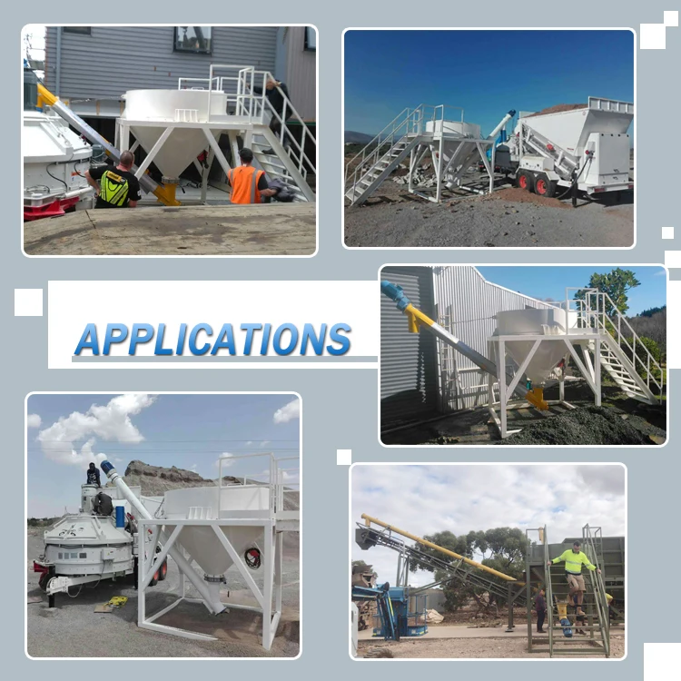 Automatic Big Bag Cement Silo Loading Machine Hopper Auger Feeding ...