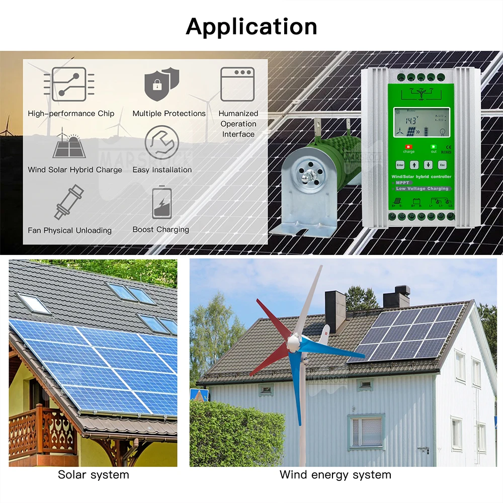 450w 12v Wind Turbine Controller Recommended By The Owner Mppt Solar ...