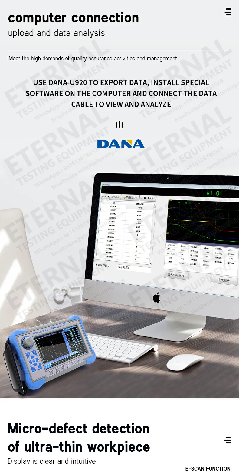 Ultrasonic Ndt Equipment Phased Array Ultrasonic Testing Flaw Detector ...