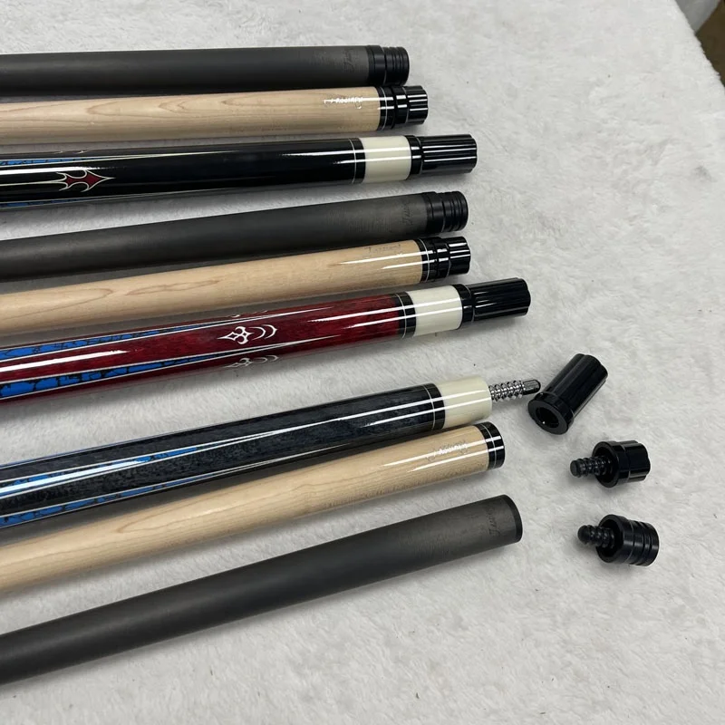 Xmlivet Unique Billiard Pool Cues 58inch+13mm Tip Size Radial Pin Maple ...