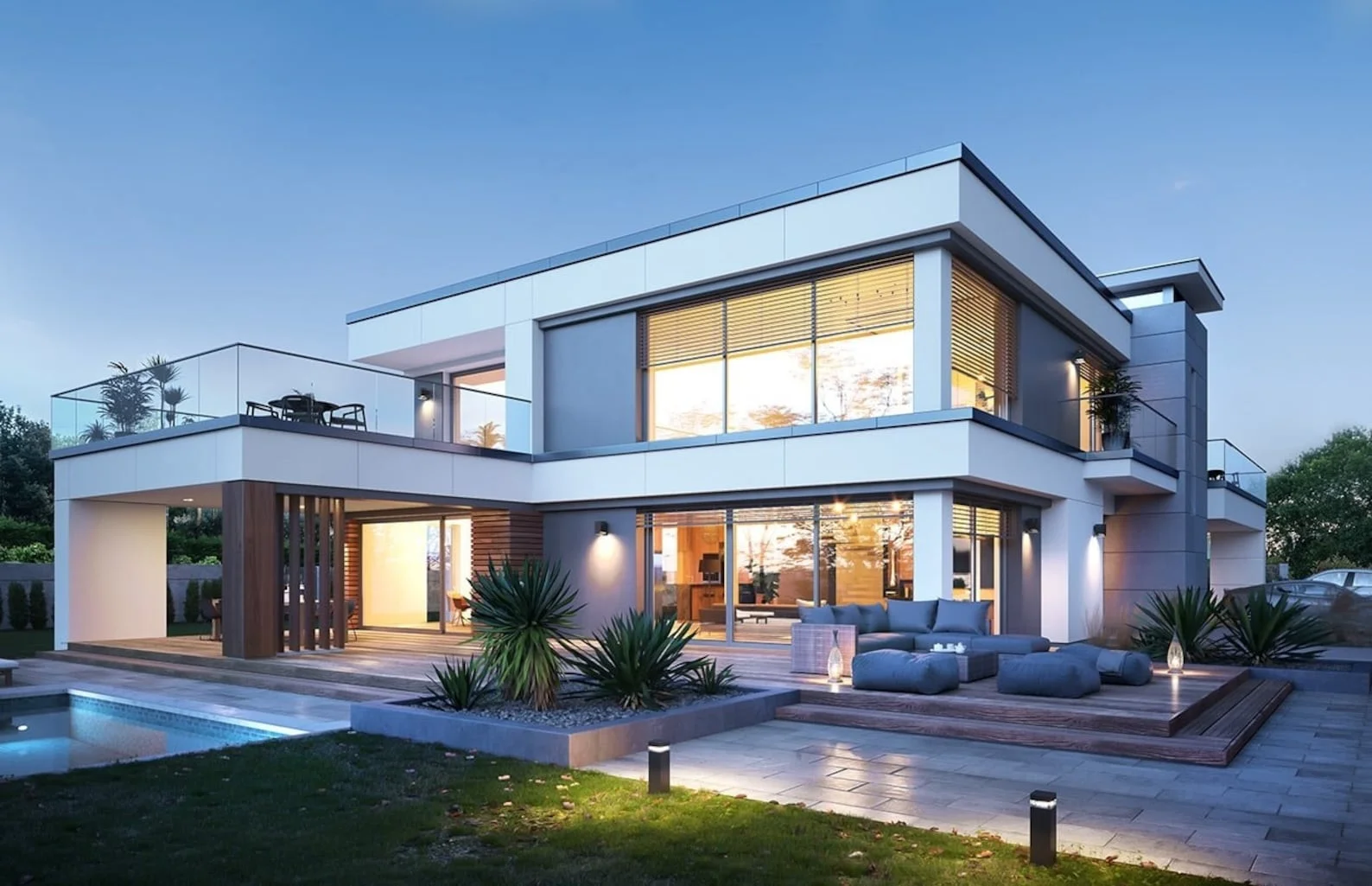 Modern Light Steel Prefabricated Residential Villas