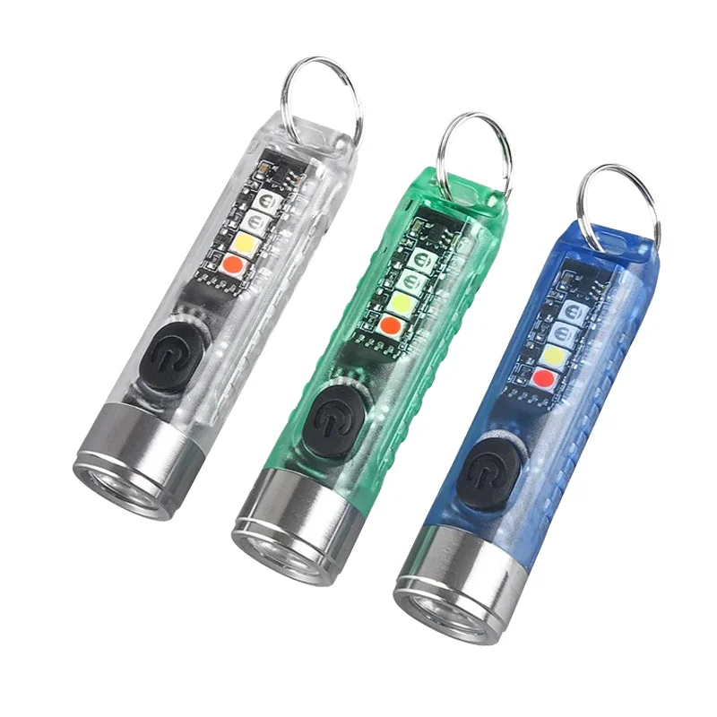 Helius Mini Keychain Led Rechargeable Portable Magnetic Usb High Power ...