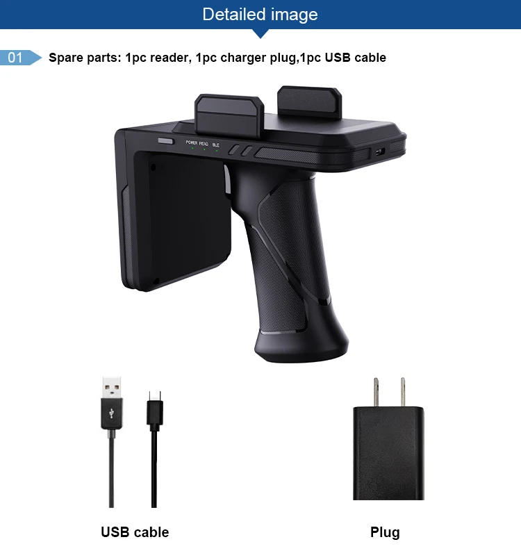 Chafon Impinj E710 Long Range Barcode Scanner For Smart Inventory ...