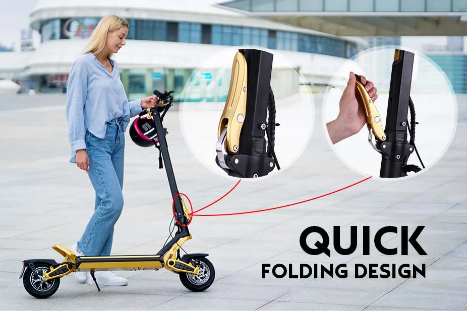Mukuta 9 Plus 1600W 48V Foldable Electric Scooter for Adults
