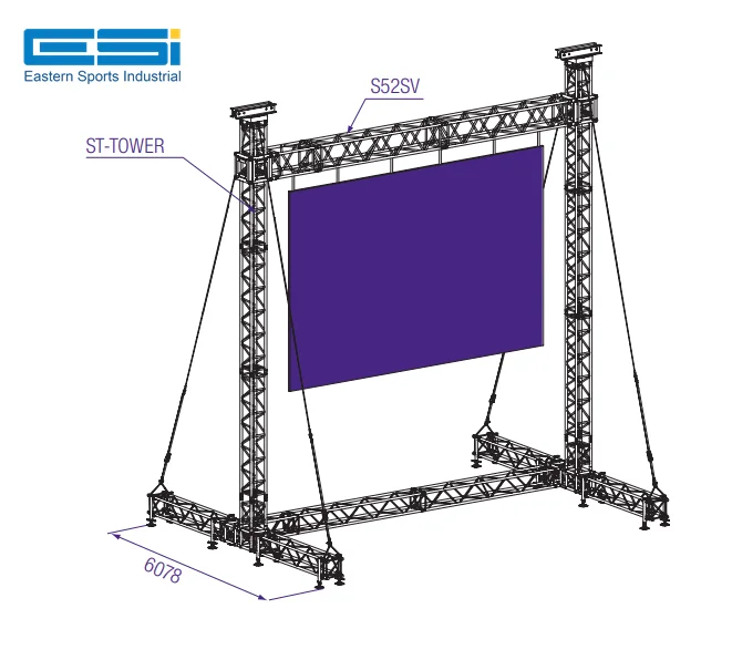 Aluminum Frame Spigot Bolt Truss Structure For Wedding Decoration Stage ...