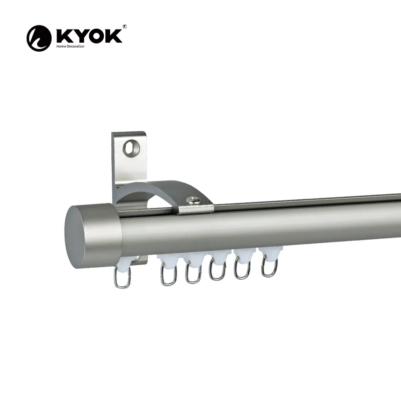 minimalism style high quality sliding rod curtain track| Alibaba.com