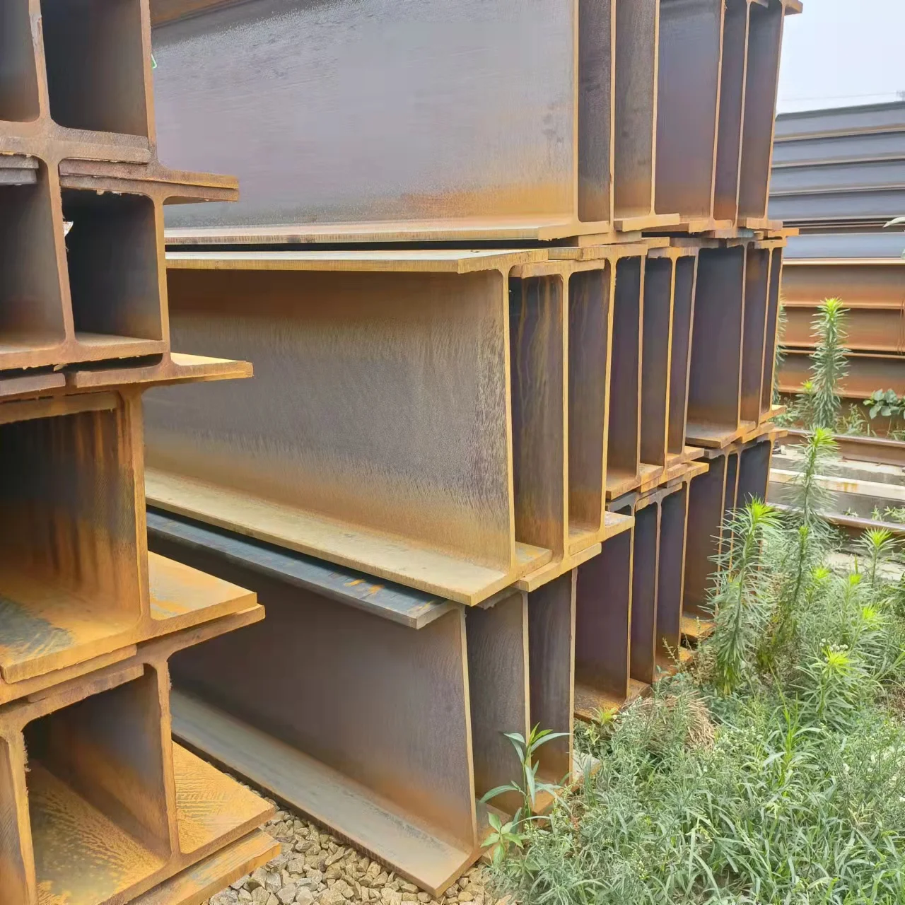 Galvanized Steel H Beam Posts For Retaining Walls Production Line ...