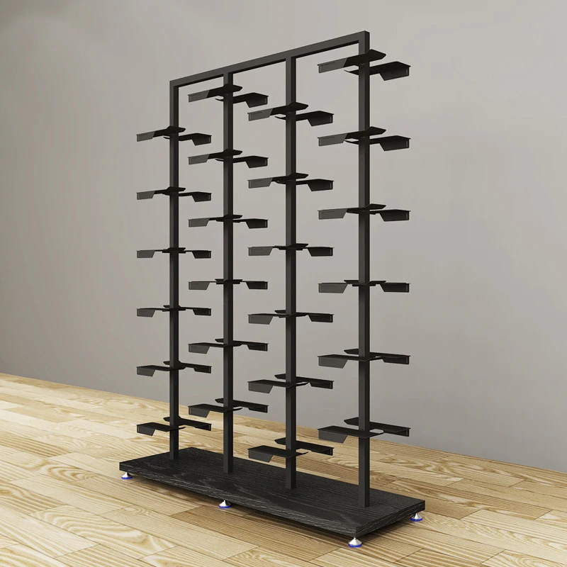 Double Side Shoe Display Shelf - Perfect for Shopping Malls